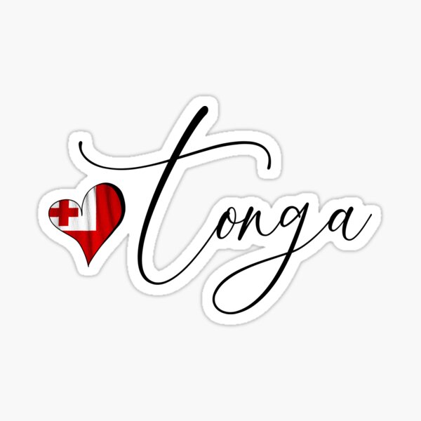 "Tonga" Sticker for Sale by PolyMicroMela | Redbubble