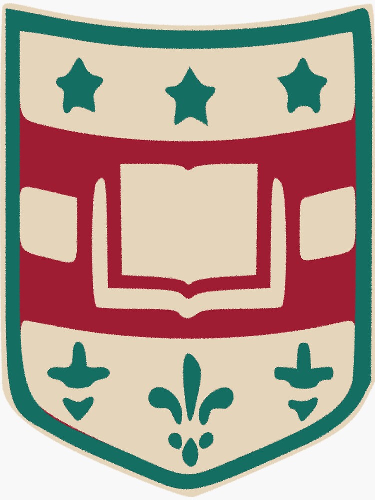 "washu badge" Sticker for Sale by valsette | Redbubble
