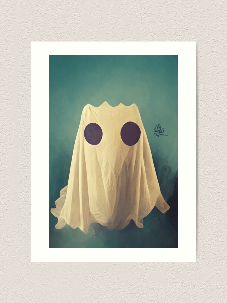 "Lil Sheet Ghost" Art Print for Sale by Oddly-Ai-Art | Redbubble