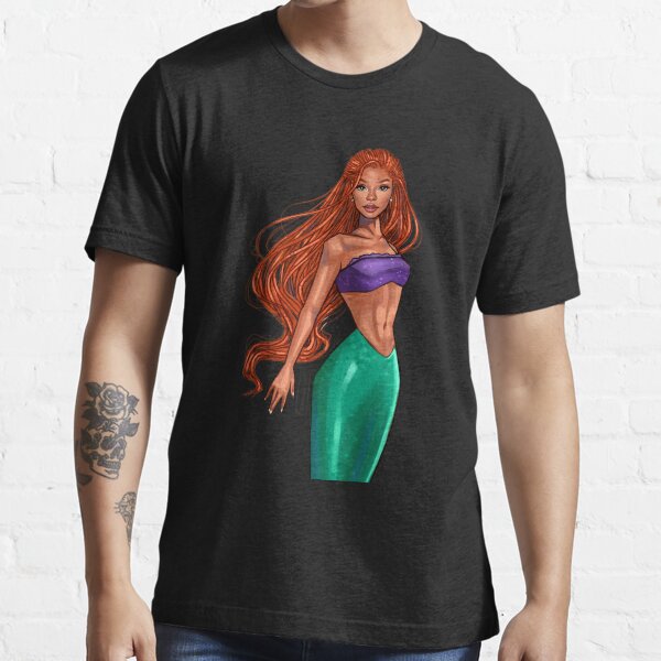 "Arial mermaid drawing illustration Hailey " T-shirt for Sale by ...