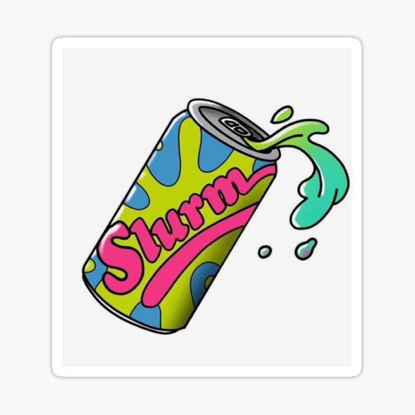 "Trippy slurm can" Sticker for Sale by gaspfeed | Redbubble