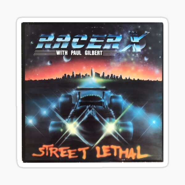"RACER X : STREET LETHAL " Sticker for Sale by MurdockDesigns | Redbubble