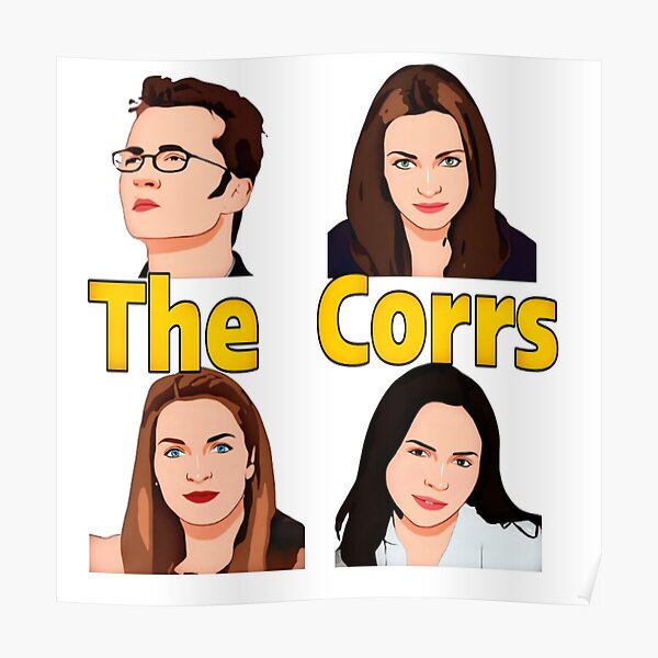 "Cartoon Corrs" Poster for Sale by AissTee | Redbubble