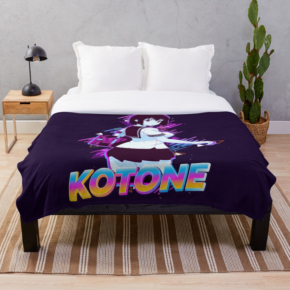 "Kotone Shirakawa | Overflow" Throw Blanket for Sale by WaifuFury ...