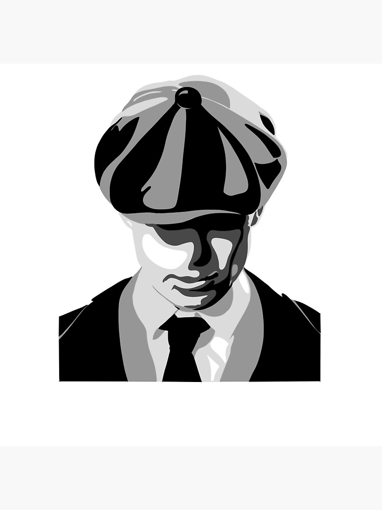 "Tommy Shelby silhouette, Peaky Blinders" Poster for Sale by gusartee ...