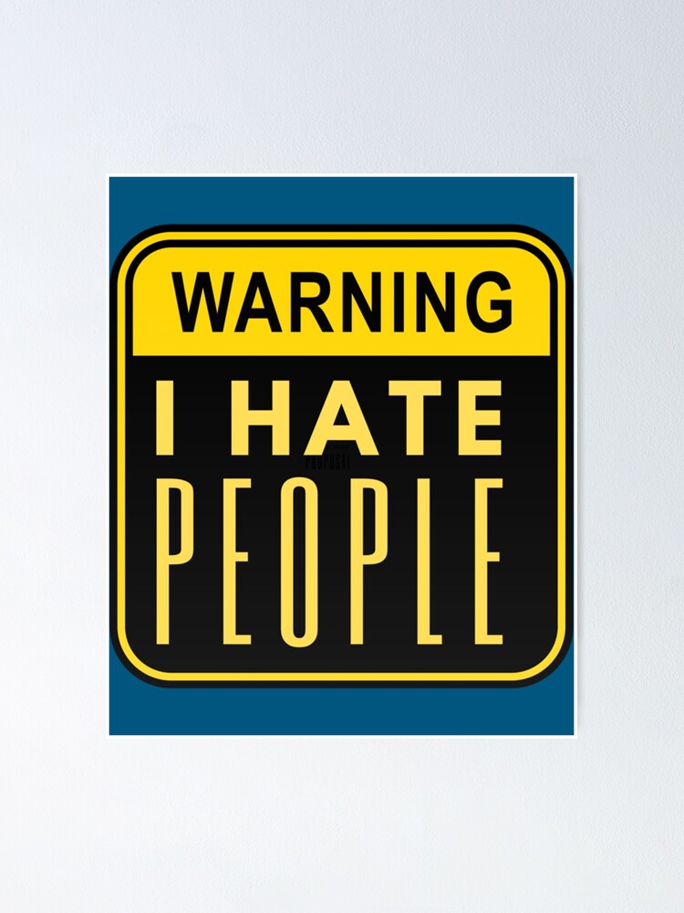 "Human Warning Label " Poster for Sale by BoneheadGraphix | Redbubble
