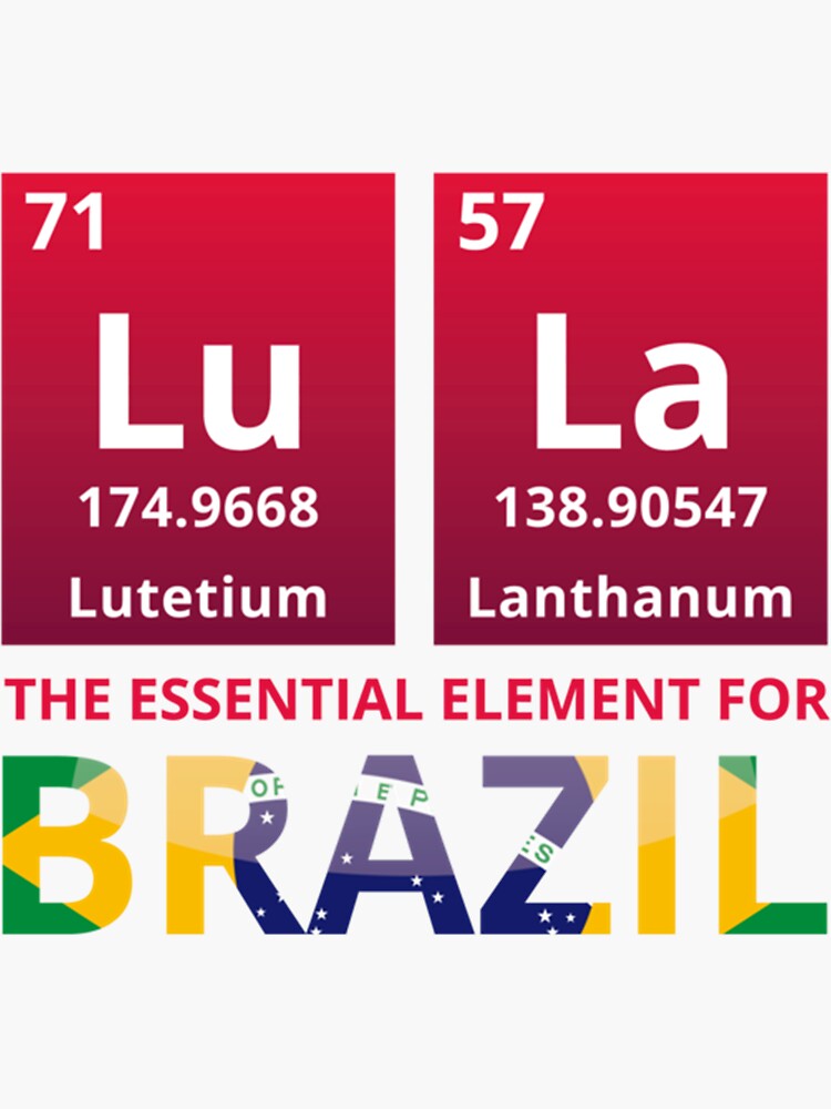 "Lula 2022 - The Element for Brazil " Sticker for Sale by aysheshop091 ...