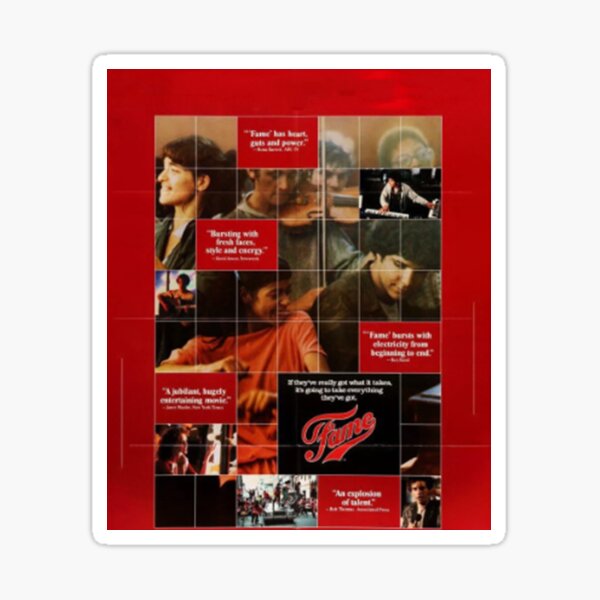 "fame " Sticker for Sale by omega36 | Redbubble