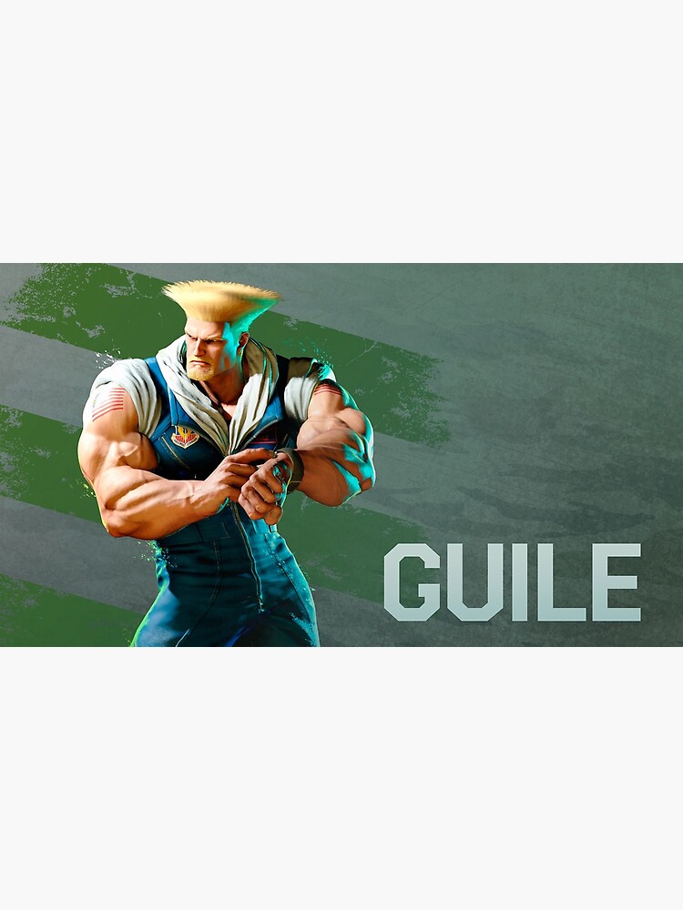 "Guile Street Fighter 6" Poster for Sale by WellGamingArts | Redbubble