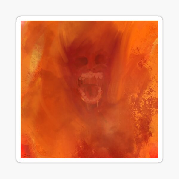 "Cries of Agony" Sticker for Sale by nevertheraven | Redbubble