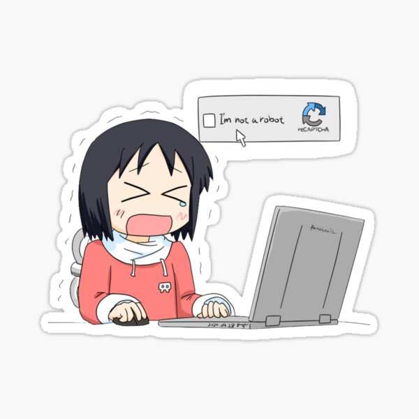 "Nichijou - Yuuko Aioi 1" Sticker for Sale by JaneScottr | Redbubble