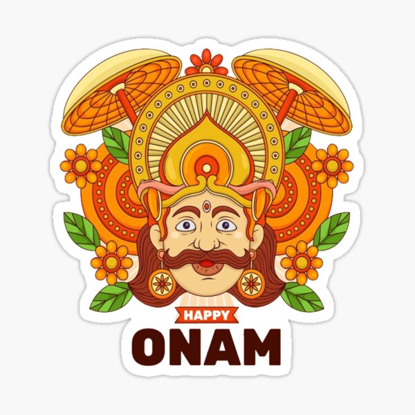 "Happy Onam " Sticker for Sale by TheGumpShop | Redbubble