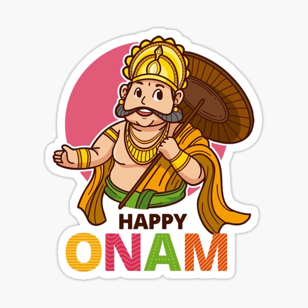 "Happy onam " Sticker for Sale by TheGumpShop | Redbubble