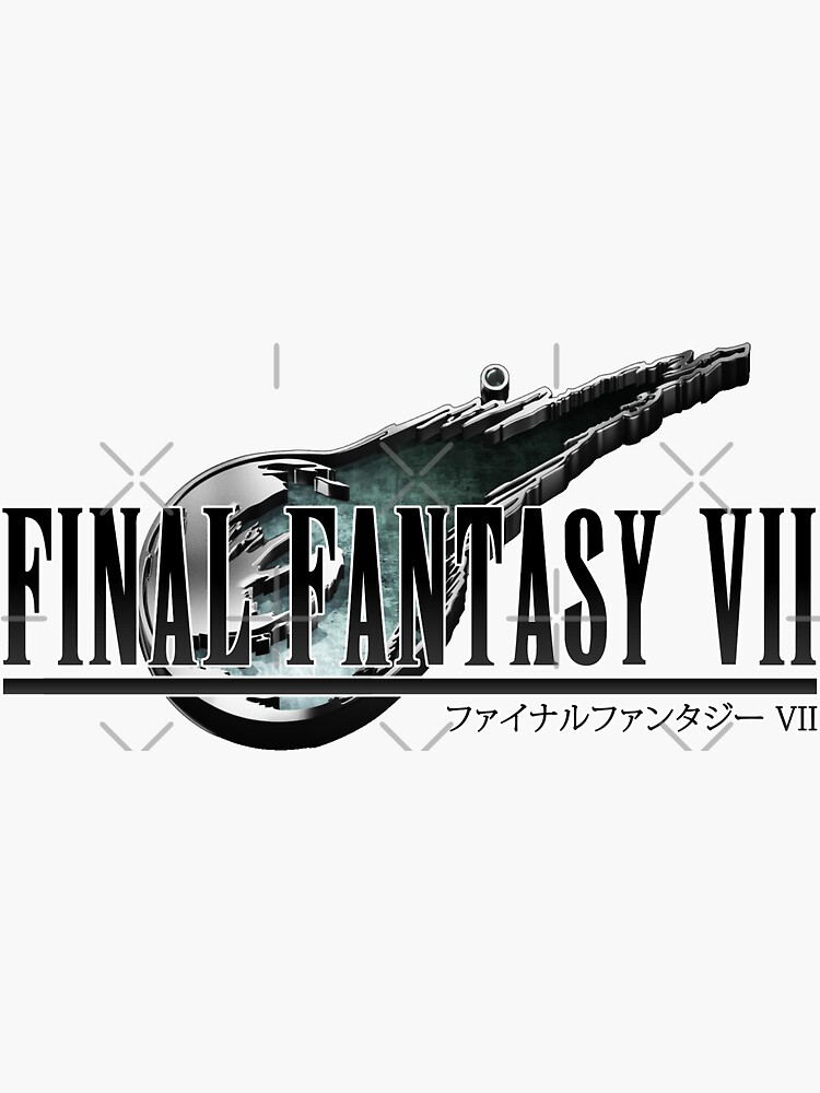 "Final Fantasy VII Remake Logo" Sticker for Sale by MutsKunArtistry ...