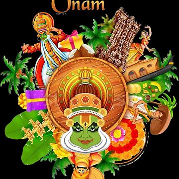 "Kerala onam " Sticker for Sale by TheGumpShop | Redbubble
