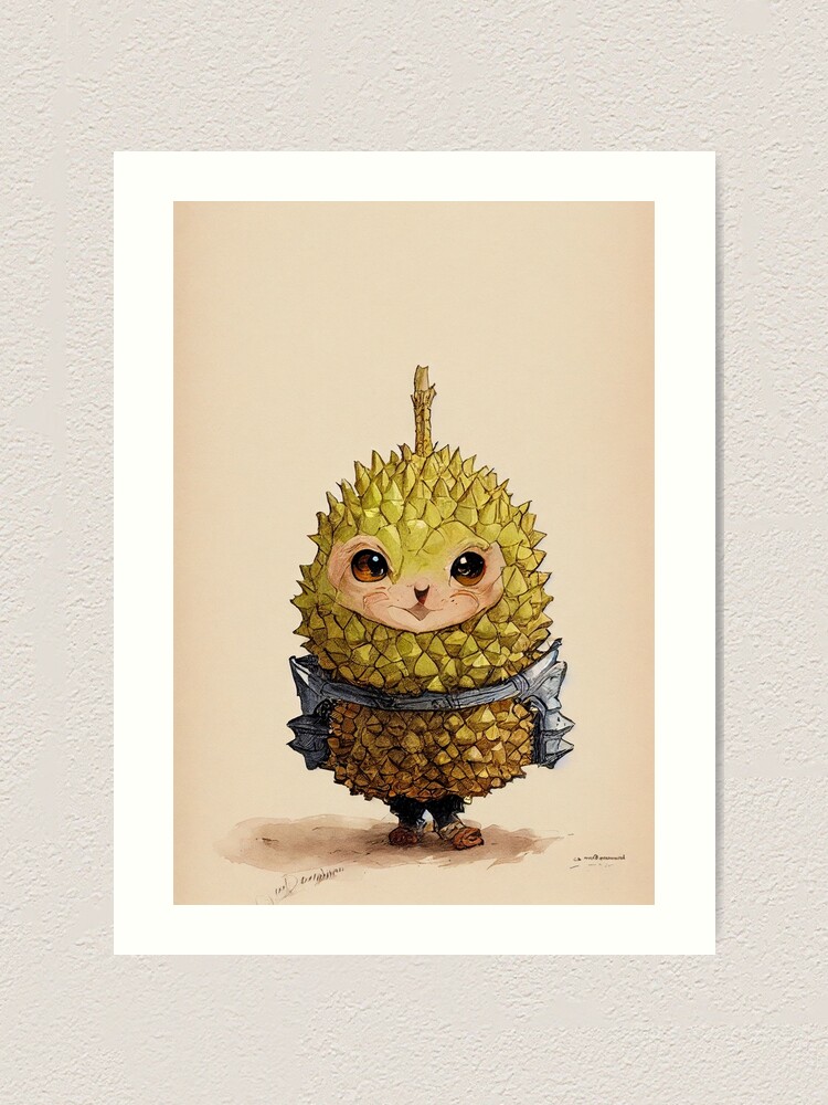 "Durian Knight" Art Print for Sale by SteamedSashimi | Redbubble