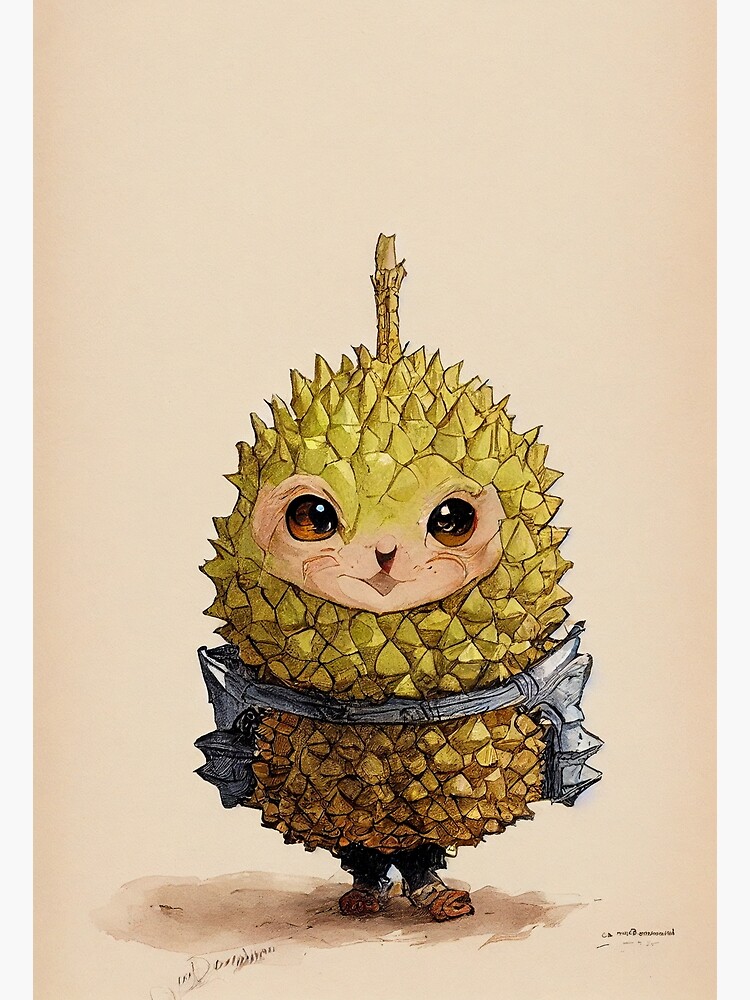 "Durian Knight" Art Print for Sale by SteamedSashimi | Redbubble