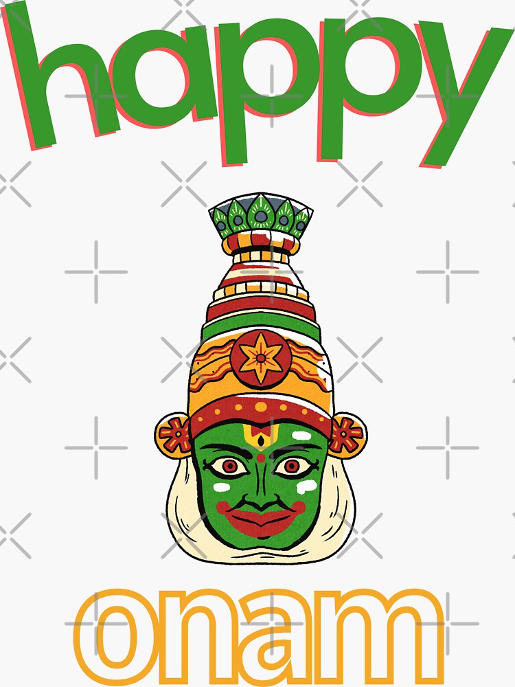"Happy Onam " Sticker for Sale by zozSHIRTS | Redbubble