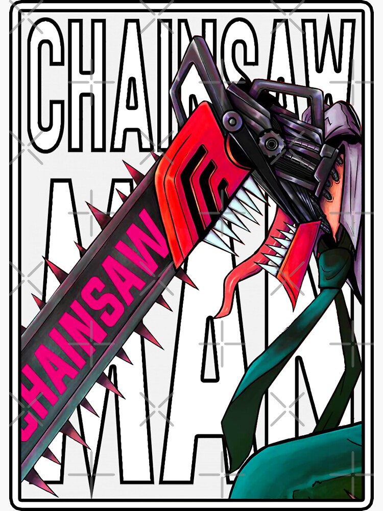"Beautiful Model Chainsaw Man Gift Movie Fans" Sticker for Sale by ...