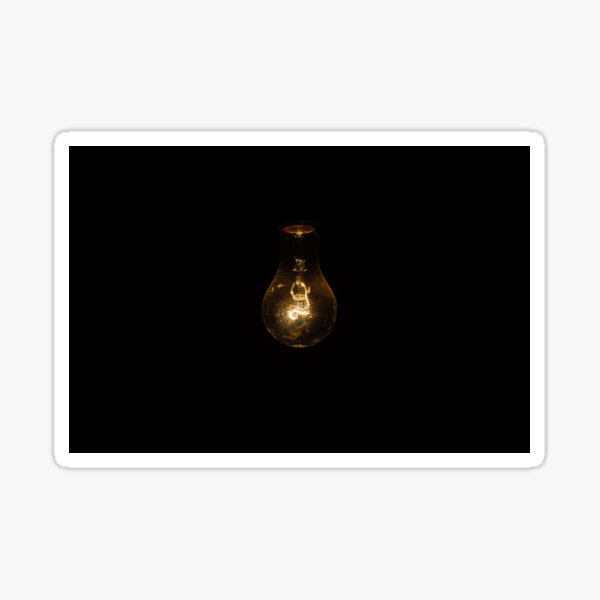 "Light bulb" Sticker for Sale by Empowerment | Redbubble