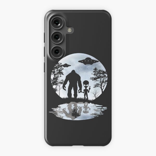 "Alien Bigfoot Moon Sasquatch UFO" Samsung Galaxy Phone Case for Sale ...