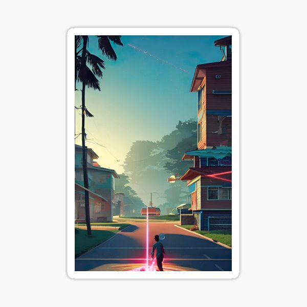 "Suburb" Sticker for Sale by NocturnalLemon | Redbubble