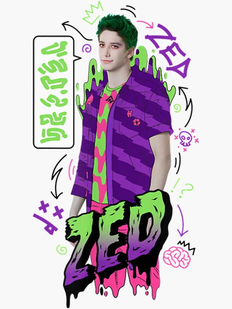 "Zombies 2 Zombie Zed " Sticker for Sale by AndrewMonious | Redbubble