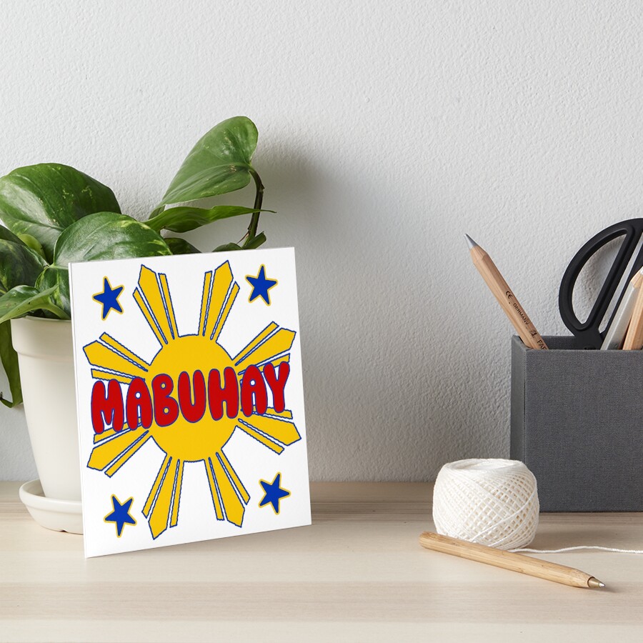 "Mabuhay" Poster for Sale by mrtraz | Redbubble