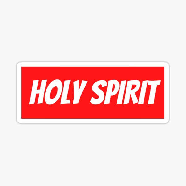 "Holy Spirit Best Word Template Design" Sticker for Sale by MKShop91 ...