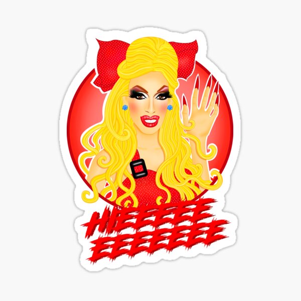 "HIEEEEEEEE!" Sticker by RipstirLeon87 | Redbubble