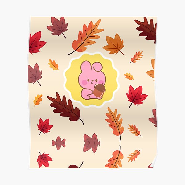 "Cute Kawaii BTS BT21 character Cooky - Autumn Fall - Jungkook lover ...