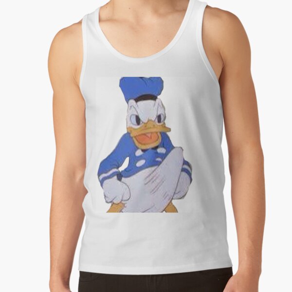 Donald Duck Erection Boner Tank Top By Jackoconnortv Redbubble