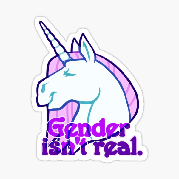 Gender Is Like A Unicorn Sticker For Sale By Hell58890493 Redbubble