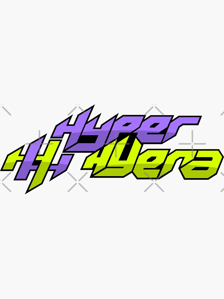 "Hyper Hyena Logo" Sticker for Sale by MOULEOFFICIAL | Redbubble