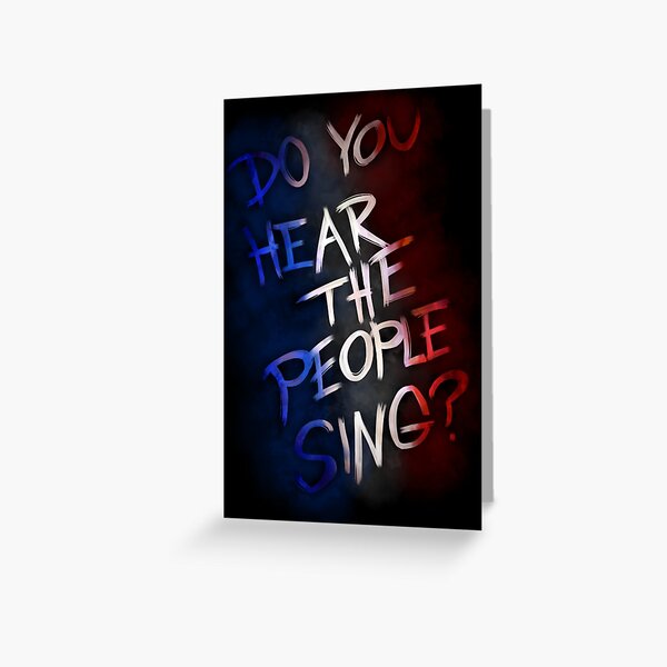 Les Miserables Greeting Cards | Redbubble