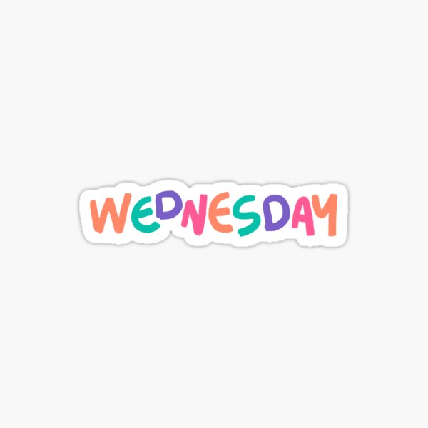 "Redbubble funny Cool Wednesday" Sticker for Sale by cconcept12 | Redbubble