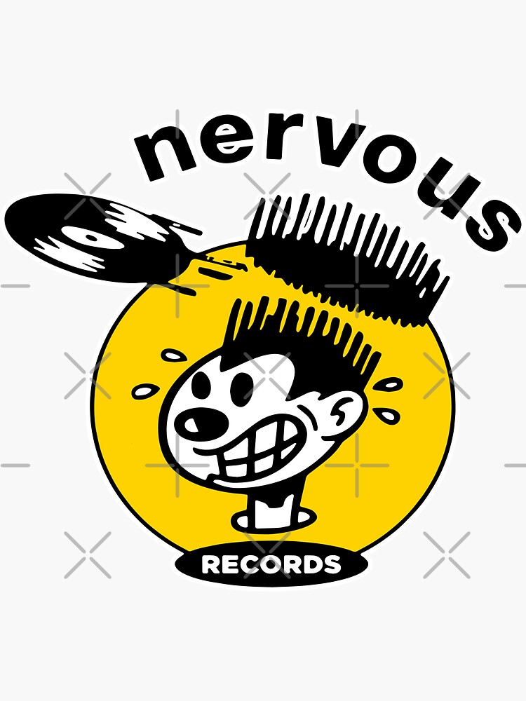"Nervous Records Logo - Hip Hop House Music Label" Sticker for Sale by ...