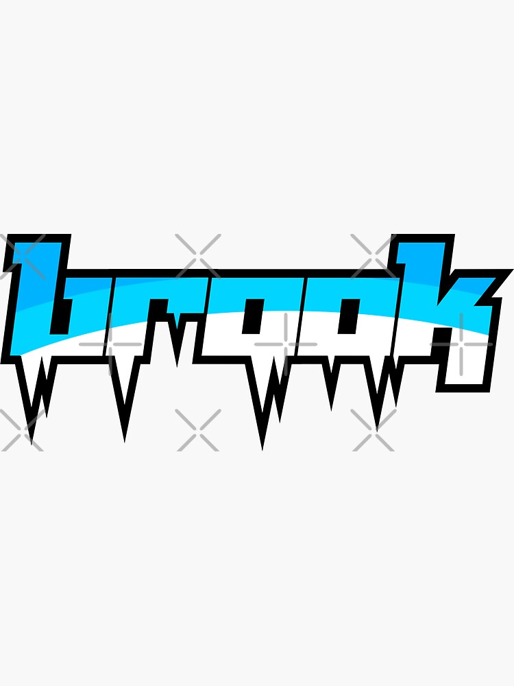 "Brook Logo" Sticker for Sale by MOULEOFFICIAL | Redbubble