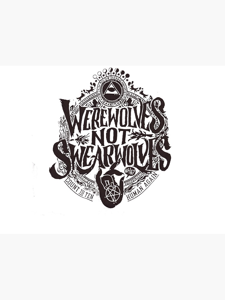 "What We Do In The Shadows Werewolves Not Swearwolves" Poster for Sale ...