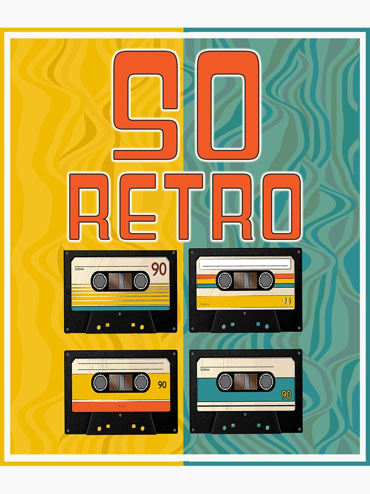 "so retro" Sticker for Sale by therightprofile | Redbubble