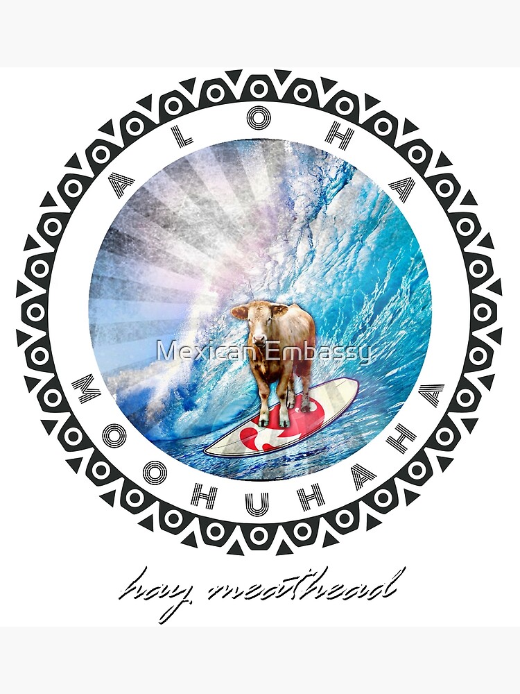 "MOOHUHAHA © Rob Hock" Poster by roblhock | Redbubble