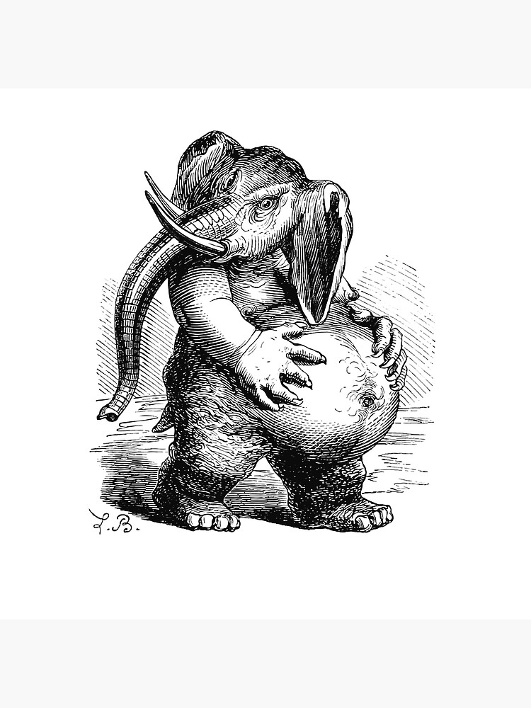 "Vintage Art: Behemoth Demon Elephant " Poster by JacobPloesser | Redbubble