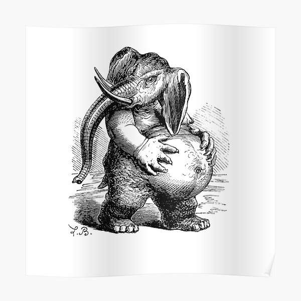 "Vintage Art: Behemoth Demon Elephant " Poster by JacobPloesser | Redbubble