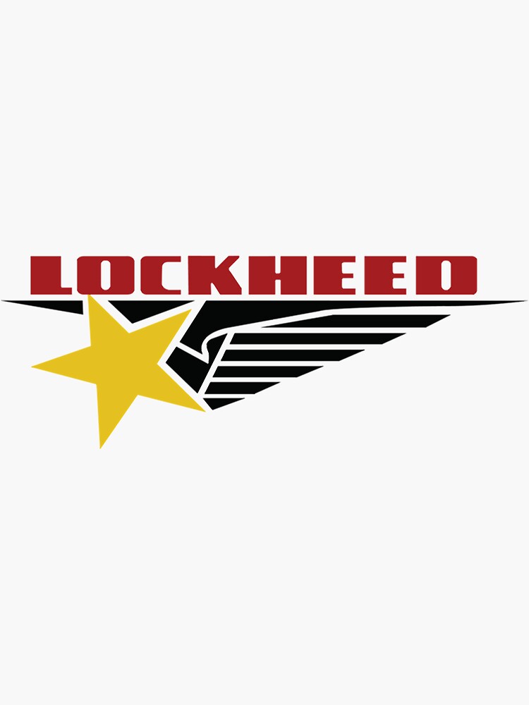"Lockheed Logo Repro Essential" Sticker for Sale by Rickyster | Redbubble