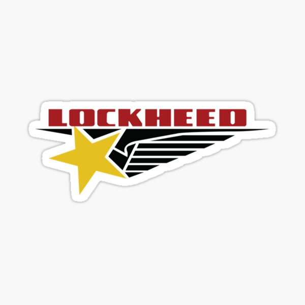 "Lockheed Logo Repro Essential" Sticker for Sale by Rickyster | Redbubble