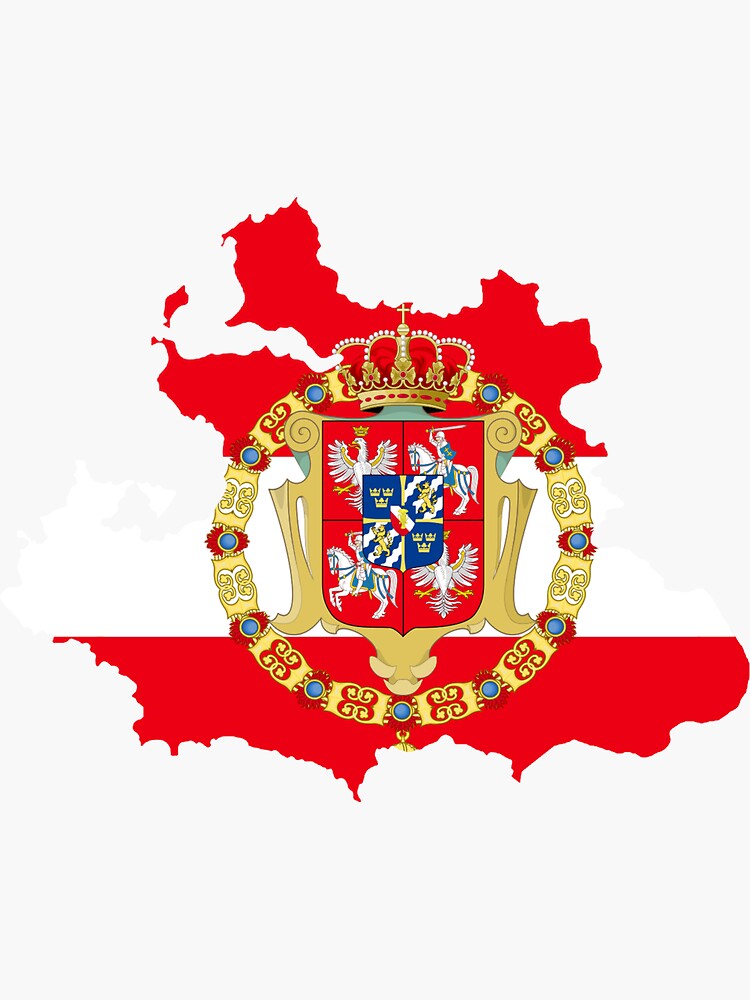 "Poland-Lithuania" Sticker for Sale by Frogpen | Redbubble