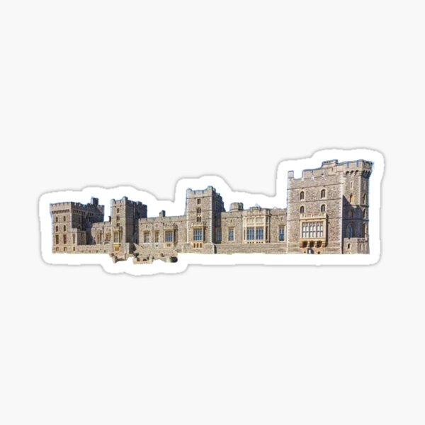"Windsor castle art" Sticker for Sale by Shivshambhuu | Redbubble