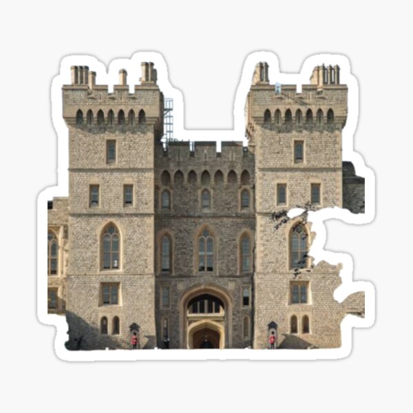 "Windsor castle art " Sticker for Sale by Shivshambhuu | Redbubble