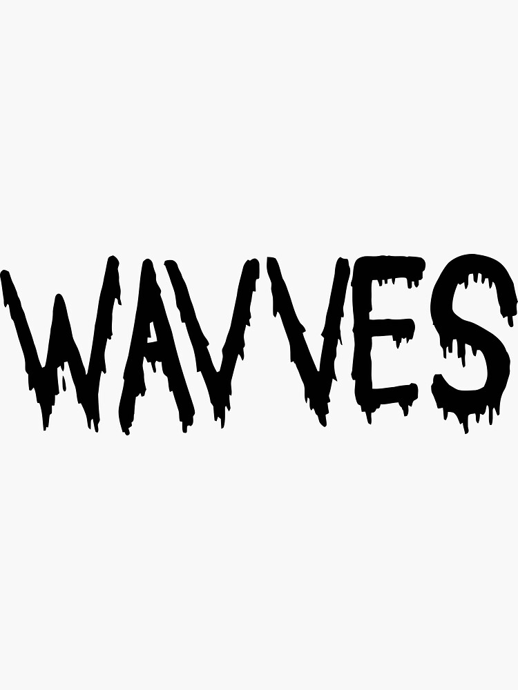 "wavves" Sticker for Sale by BKPride | Redbubble