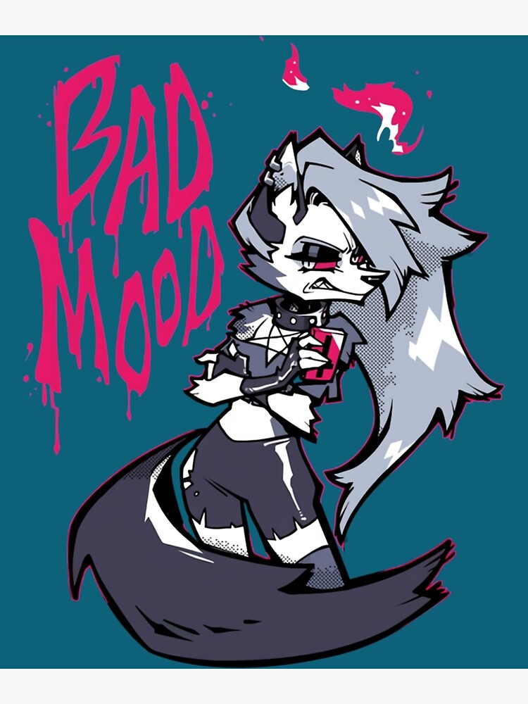 "Hazbin hotel Helluva boss loona s bad moods s gift for fan, for men ...